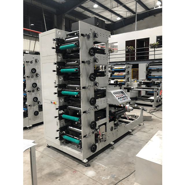 5 Color Roll To Roll Label Flexo Printing Machine